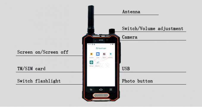 Security Guard Patrol Tracking System Identity Verification Intercom Android 10 Operation 280g 